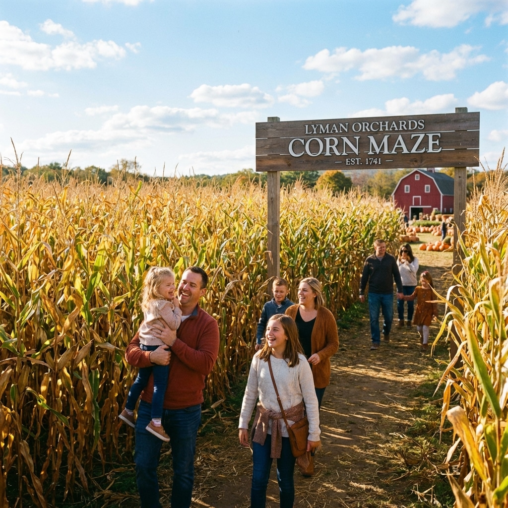 A Trip through the Labyrinth: Savoring the Lyman Orchards Corn Maze ...