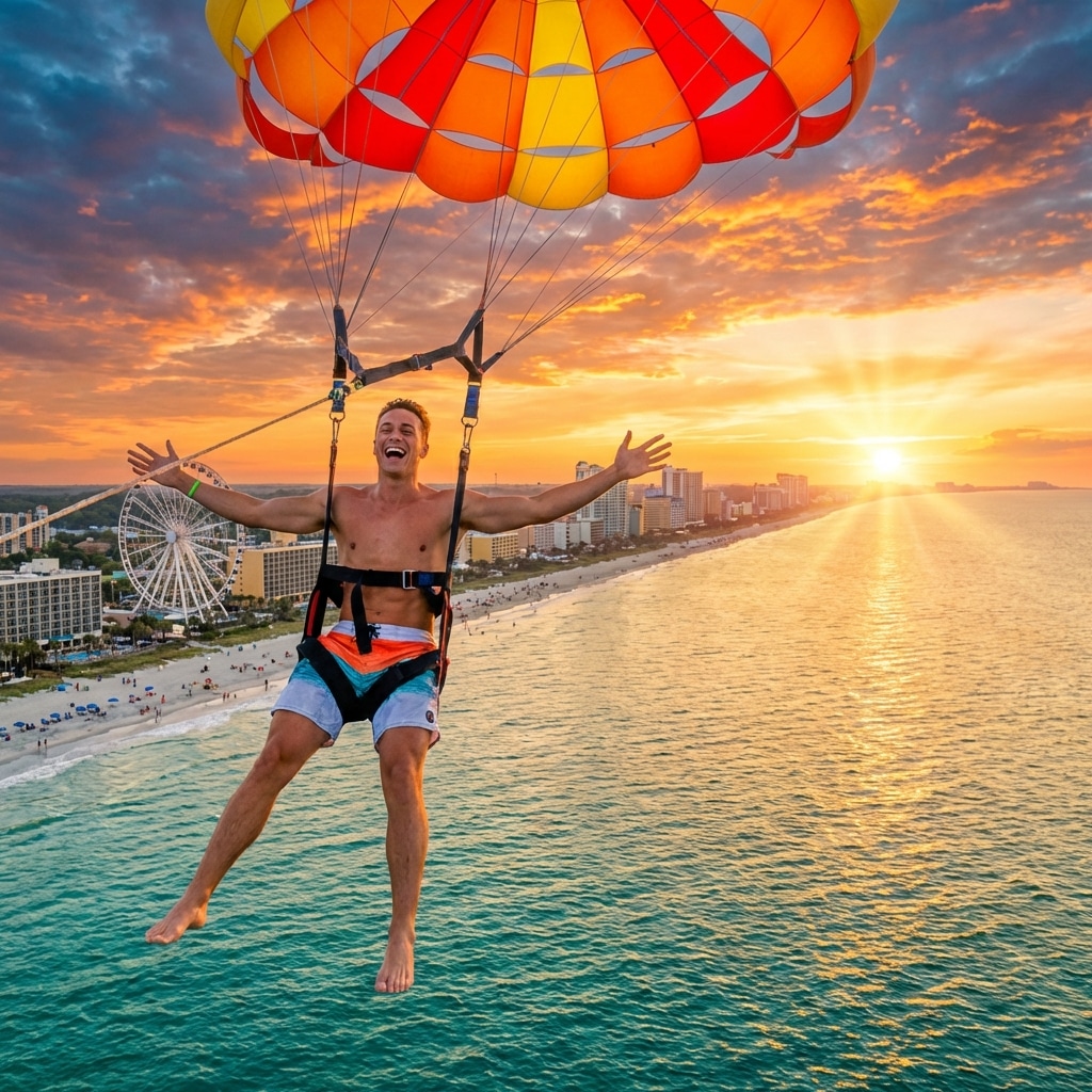 Parasailing in Myrtle Beach - GripOutdoor.com