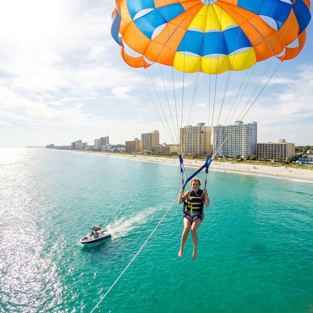 Experience Thrilling Adventure: Parasailing in North Myrtle Beach ...